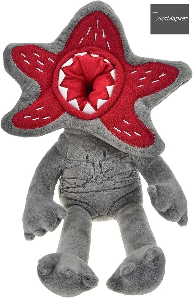 Мягкая игрушка Demogorgon из сериала Stranger Things, мягкая игрушка 30 см красный хлопок — фото 1