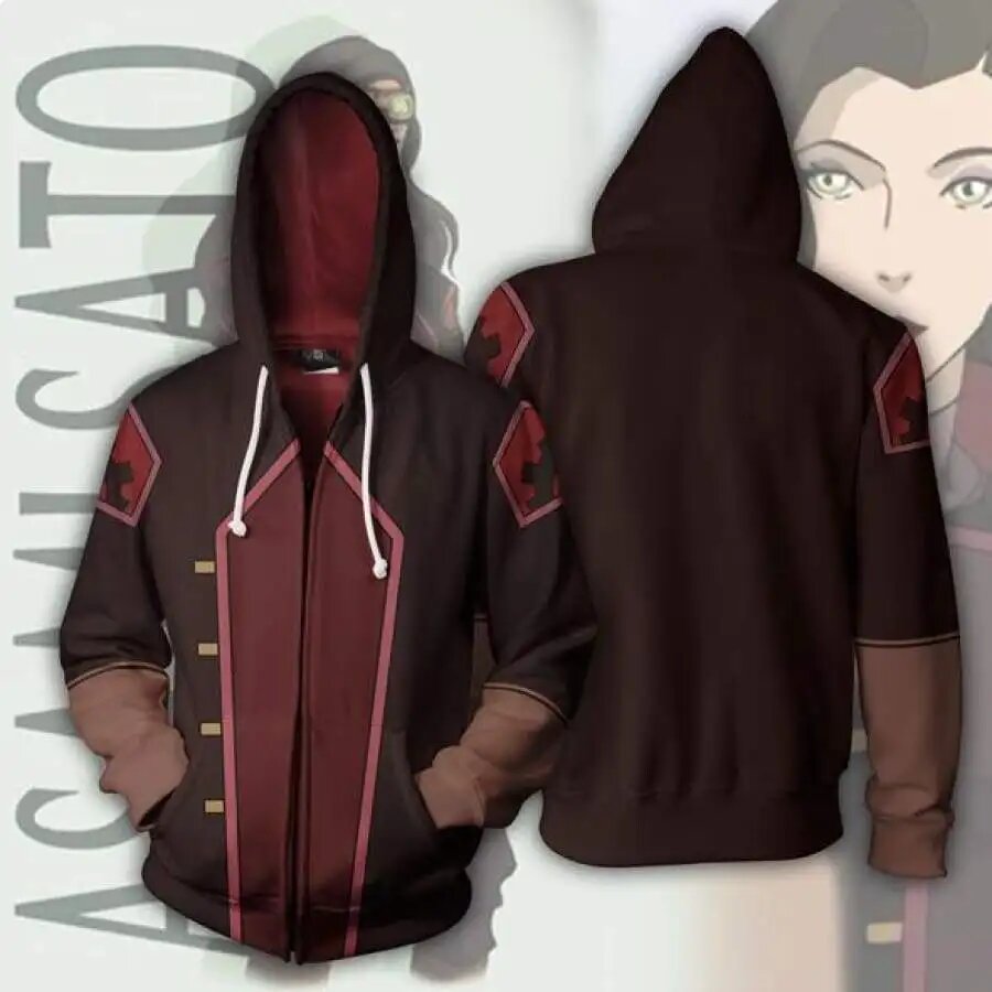 Толстовка с капюшоном Аватар: Последний маг воздуха, 4XL, Zipper Airbender106