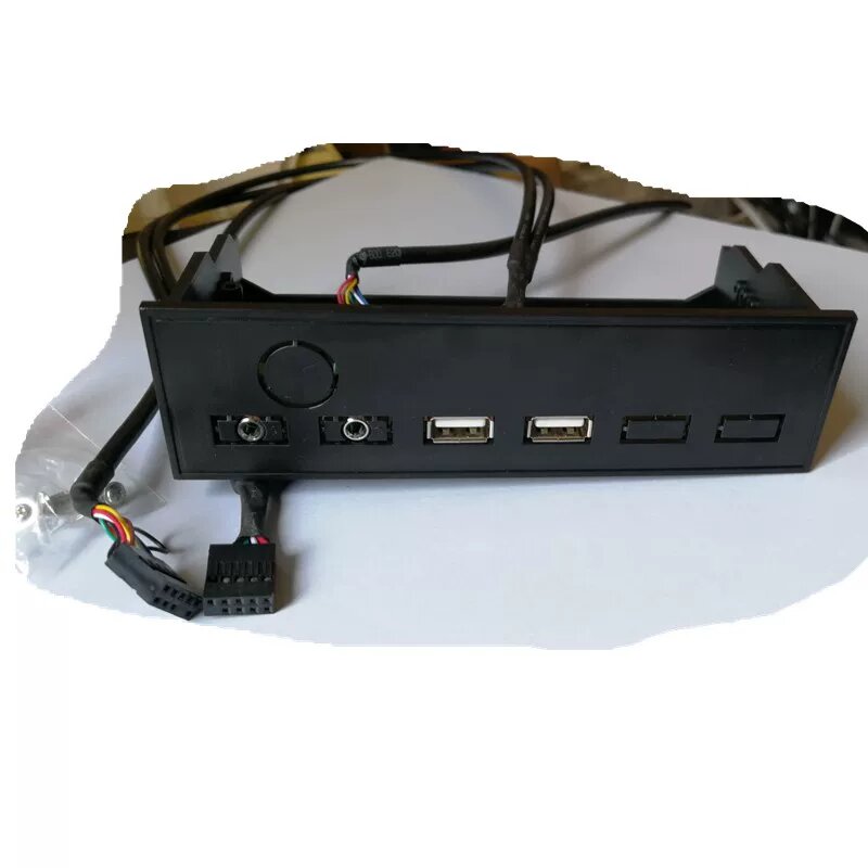 USB 3.0 адаптер-держатель с поддержкой HD для 5.25" отсека, 2 гнезда