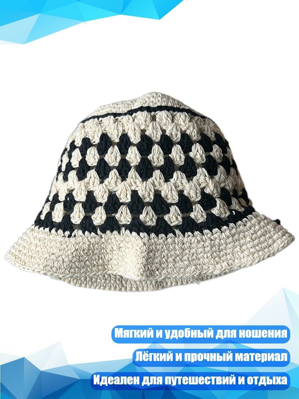 Вязаная панама, Бежевый