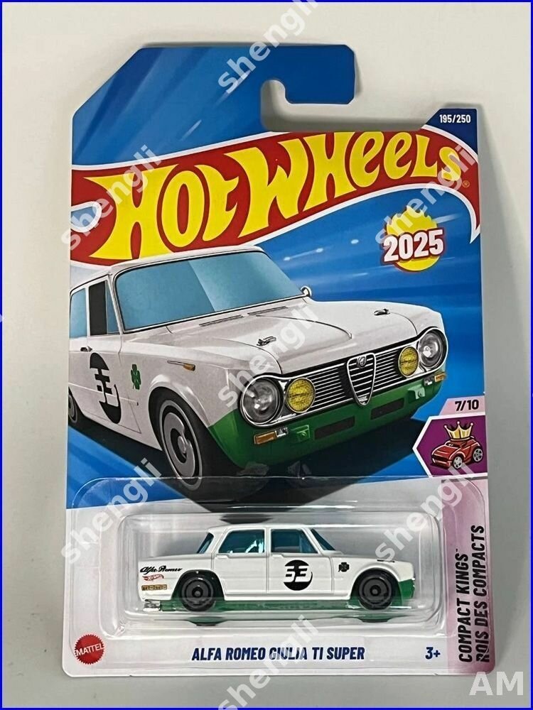Эксклюзивная модель Alfa Romeo Giulia Ti Super 2025Q C4982 от Mattel Hot Wheels