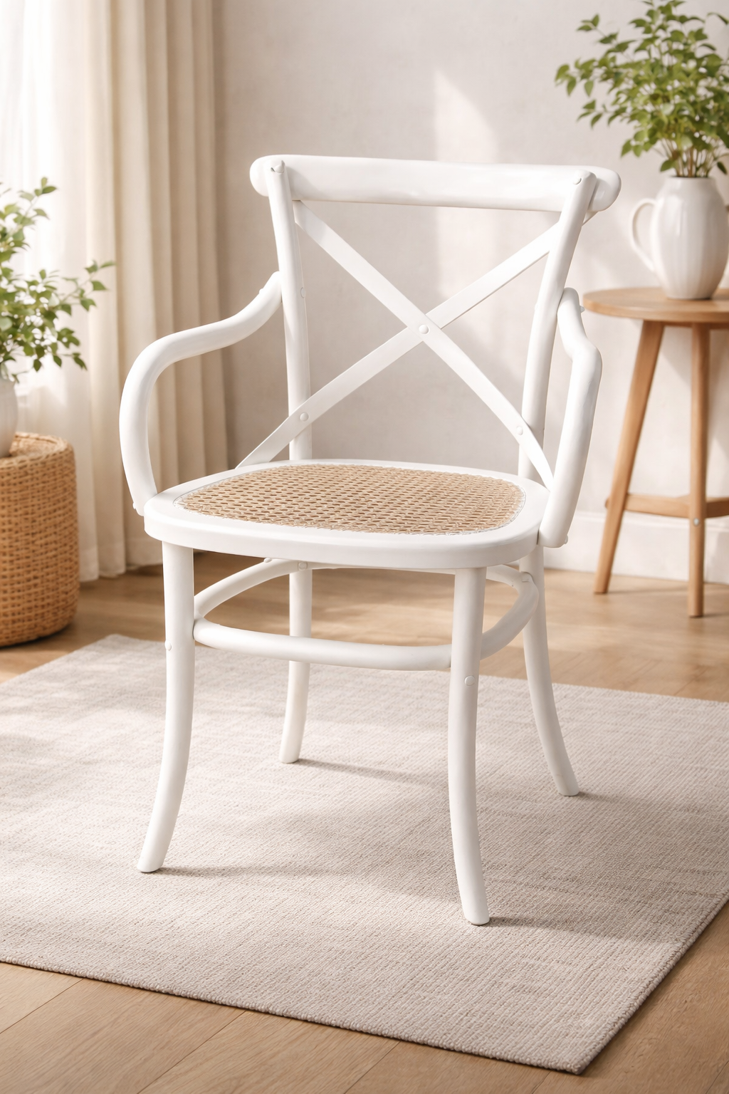 Стул деревянный "Thonet", английский стиль, каркас из массива дерева