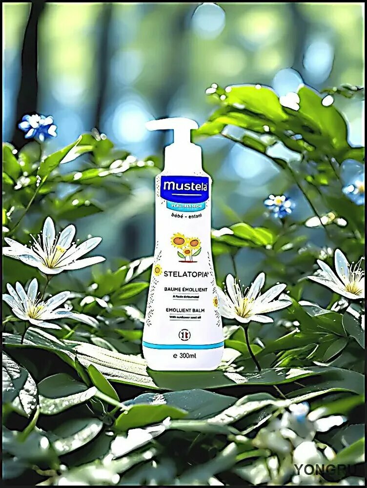 Бальзам для тела Mustela BAUME 300 мл, от атопического дерматита