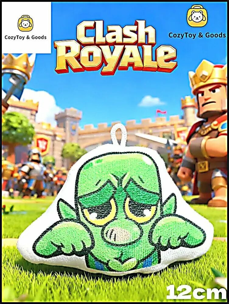 Clash of Clans Плюшевая игрушка Герои видеоигр Зеленая PVC