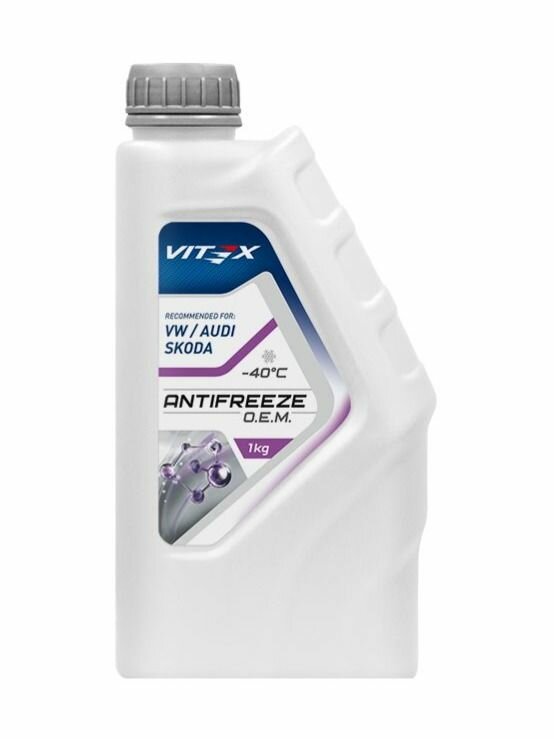 Жидкость охл. низкозамерзающая Antifreezee Vitex O.E.M. for VW Audi Skoda (1кг)