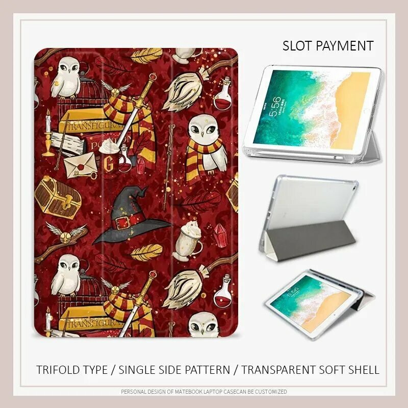 Harry Potter FOR iPad Чехол с защитой от ударова gen7 gen9 mini5 6 mini7 air6 pro11 gen11 air 11 air7 чехол для айпада