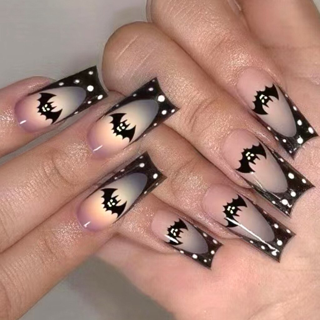 Многоразовые Черные Накладные Натуральные Кончики Удобный АБС Для Ежедневного Ношения