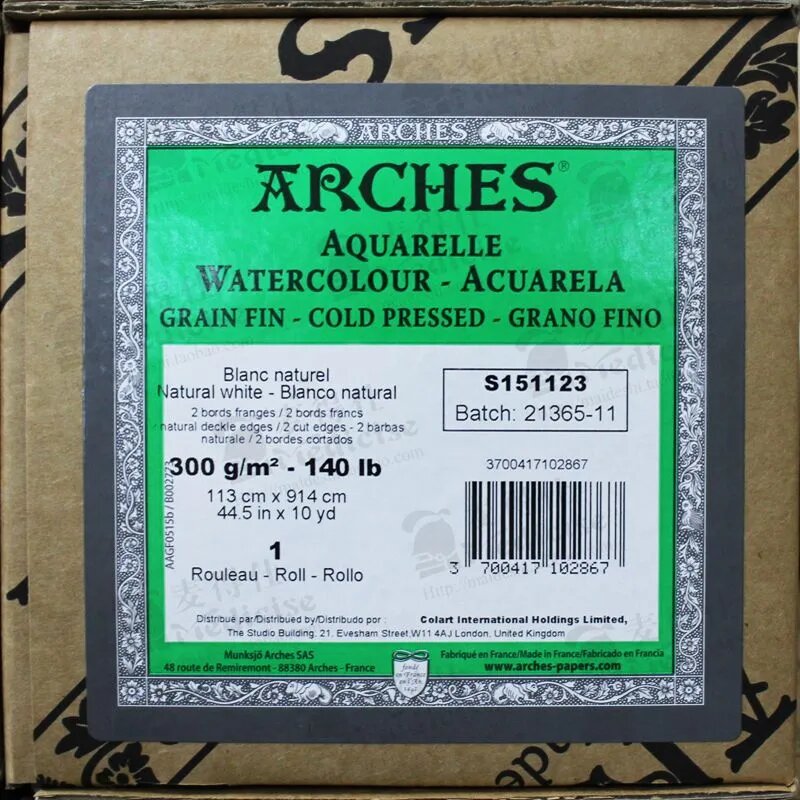 Arches Бумага для рисования, 1 лист, шт