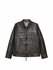 Куртка LEATHER AUTHORITY Pocket zip leather jacket, размер 50, коричневый