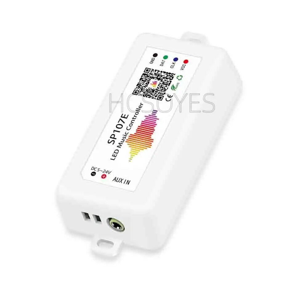 RGB-контроллер HCSOYES SP107E для светодиодной ленты, WM-SP107E