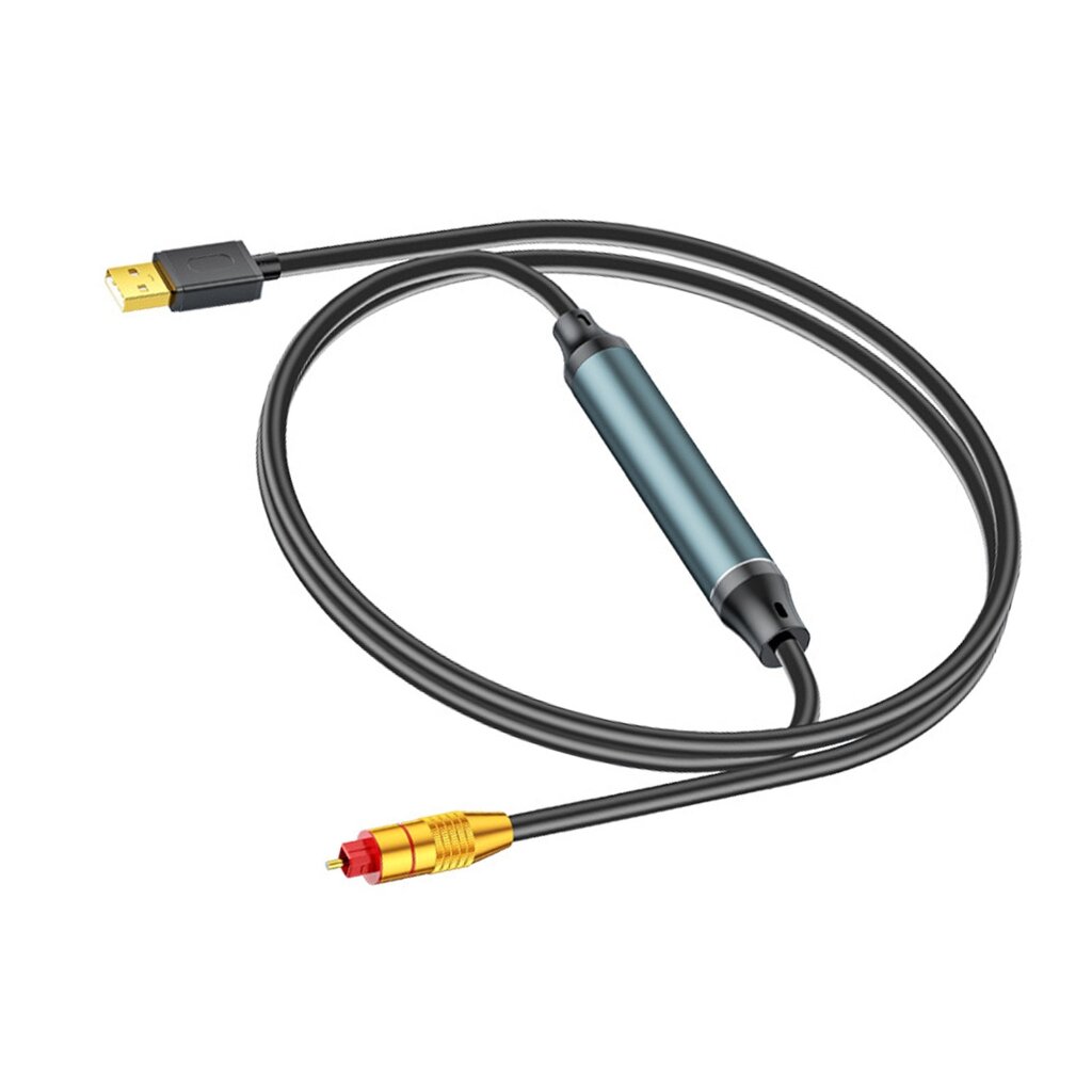 Оптоволоконный кабель USB-SPDIF Для Аудио Интерфейсов, Преобразователей, Кабель для телевизора и Компьютера