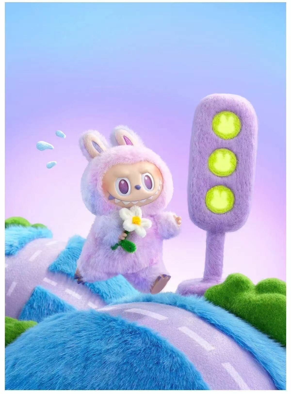 Коллекционная фигурка Слепая коробка POP MART THE MONSTERS Big into Energy Series-Vinyl Plush Pendant Blind Box