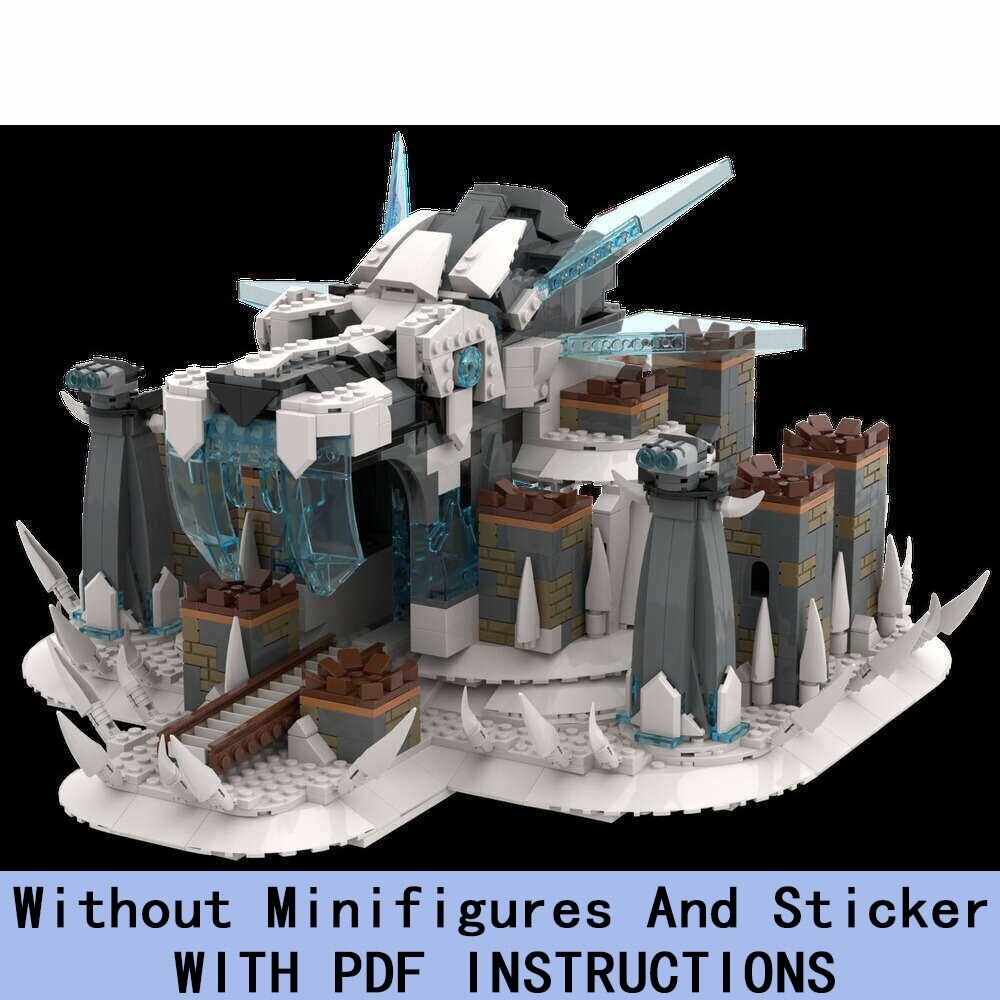 1503шт. Конструктор Sir Fangar's Ice Fortress Rebuild Набор строительных блоков