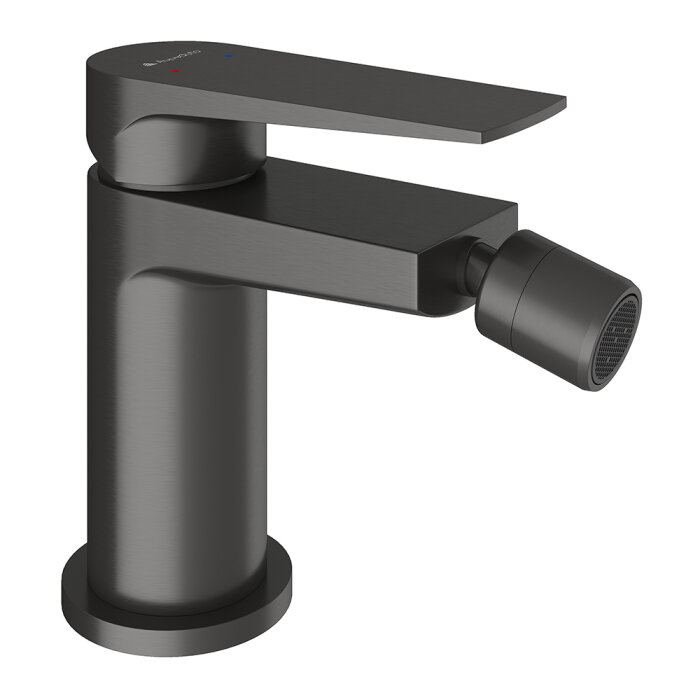 Смеситель для биде Aqueduto Linha LIN0545, оружейная сталь