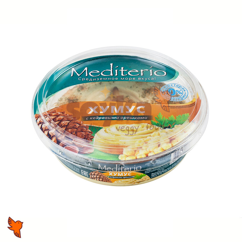 Хумус с кедровыми орешками Mediterio, 180г