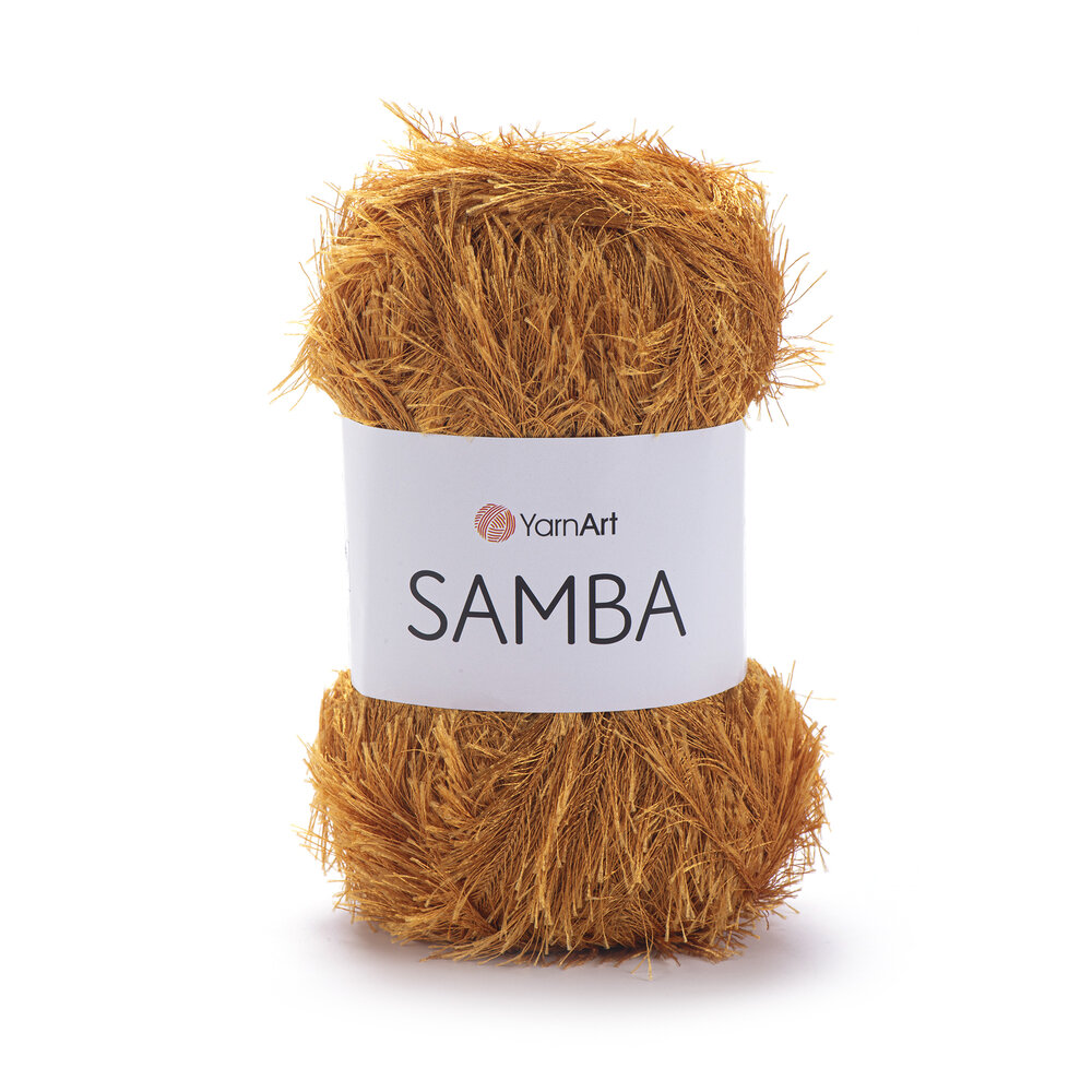 Пряжа для вязания YarnArt Samba 2004 горчица 100 гр/150 м 100% полиэстер
