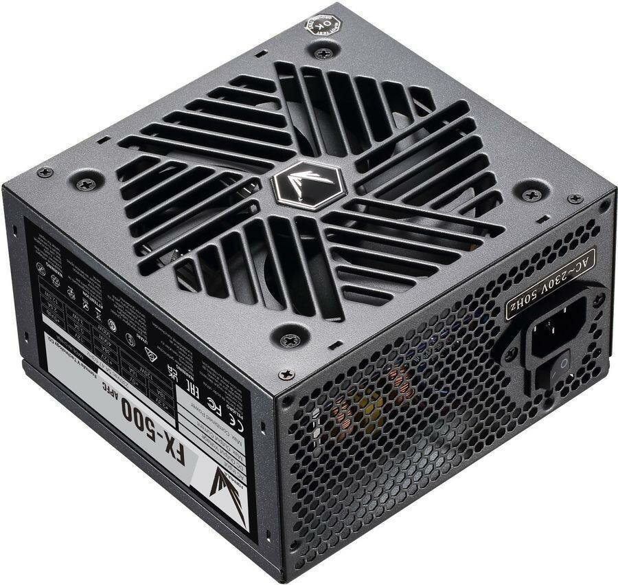Блок питания ATX 500Вт Formula FX-500 (20+4pin) PPFC 120mm fan 3xSATA 2xIDE [FX-500]