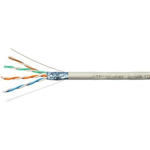Кабель FTP outdoor 4 пары категория 6 NEOMAX одножильный медь 305 м Серый