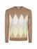 Свитер Ballantyne Argyle crew-neck sweater, размер 48, , разноцветный