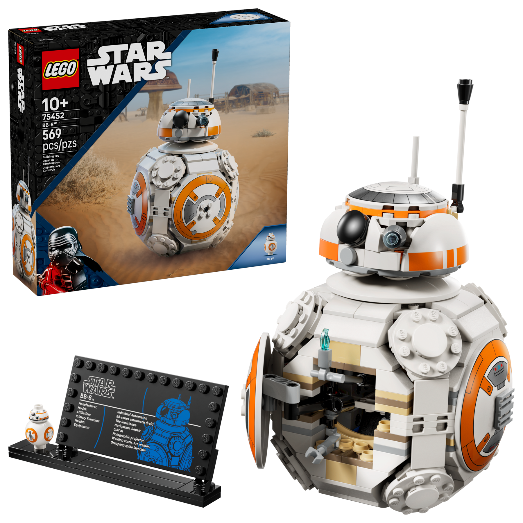 Конструктор LEGO Star Wars дройд BB-8 75452, 569 деталей, от 10 лет