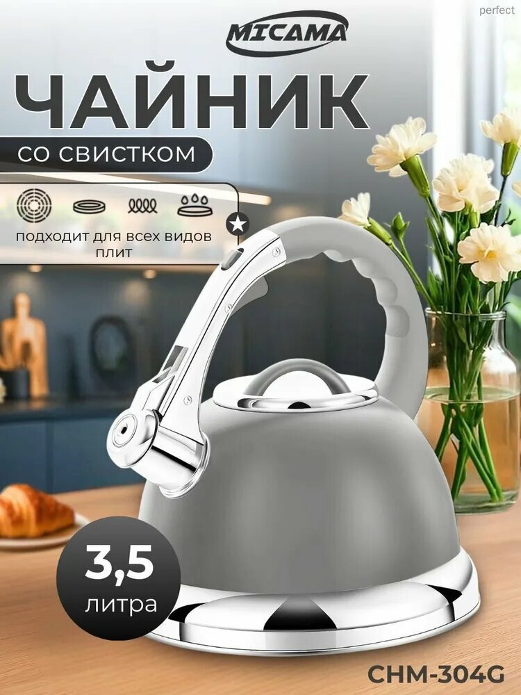 Свисток для чайника "чайники для плиты", 3.5 л
