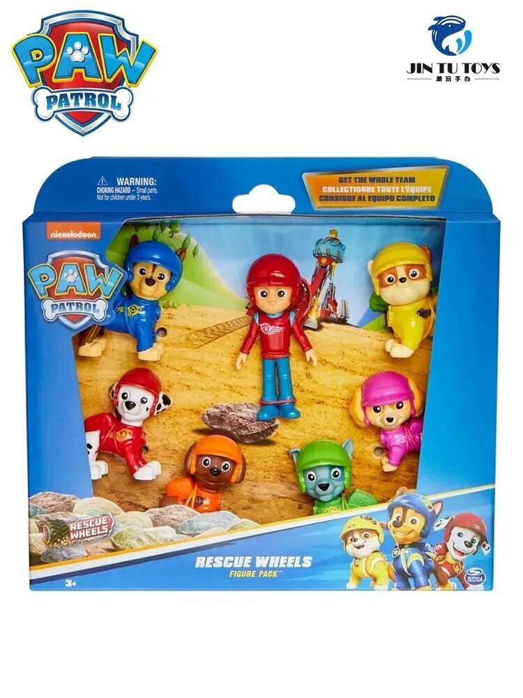 Щенячий патруль Spin Master Paw Patrol Rescue Wheels Figure Pack / Этот набор фигурок Щенячий патруль Спасательные колеса станет прекрасным подарком для детей в возрасте от 3 лет и старше.