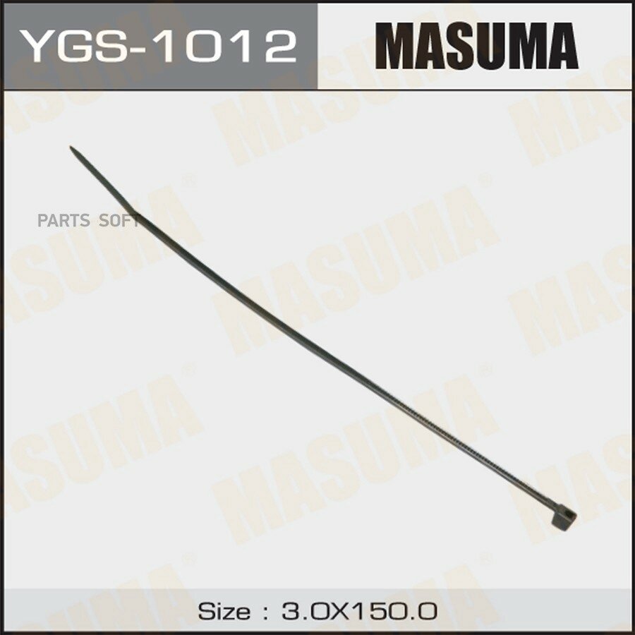 Хомут нейлоновый Masuma 3 х 150 мм черный MASUMA YGS-1012 | цена за 1 шт