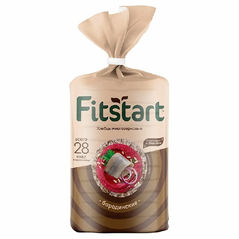 Хлебцы FITSTART многозерновые Бородинские 90г