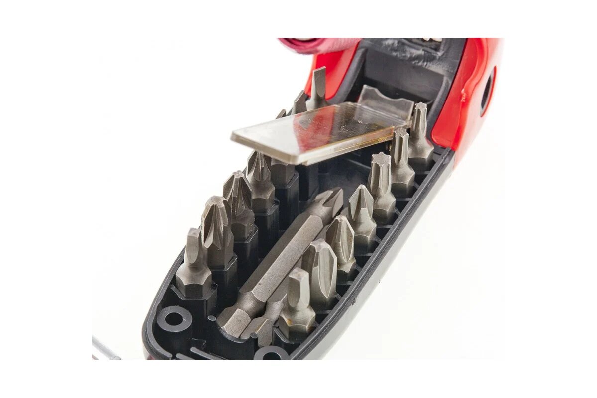 Многофункциональный набор бит MATRIX 11383 CrV 18 шт 25/50 мм с карабином и держателем для шуруповерта