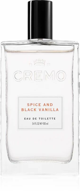 Cremo Одеколон для мужчин Spice & Black Vanilla Spray Cologne, 100 мл