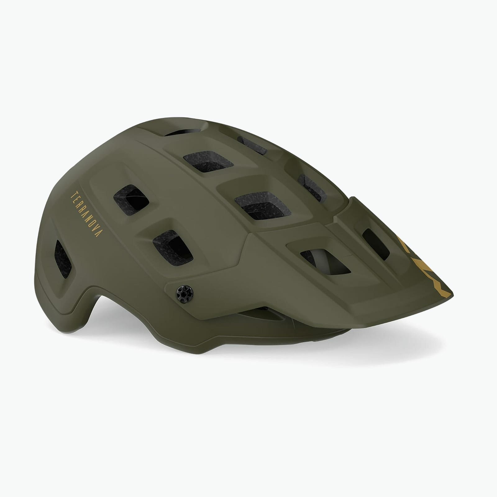 DECATHLON шлем защитный MET Terranova, темно-оливковый матовый, размер 56-58 см