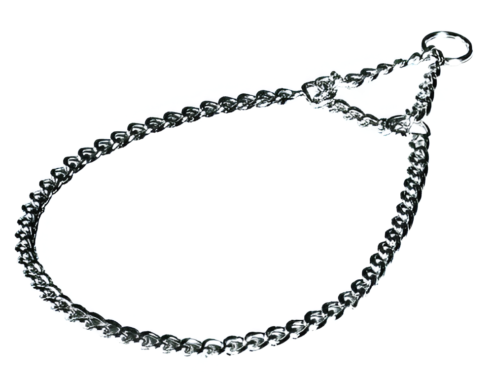 Каскад полуудавка металлическая однорядная 50 см, для гладкошерстных