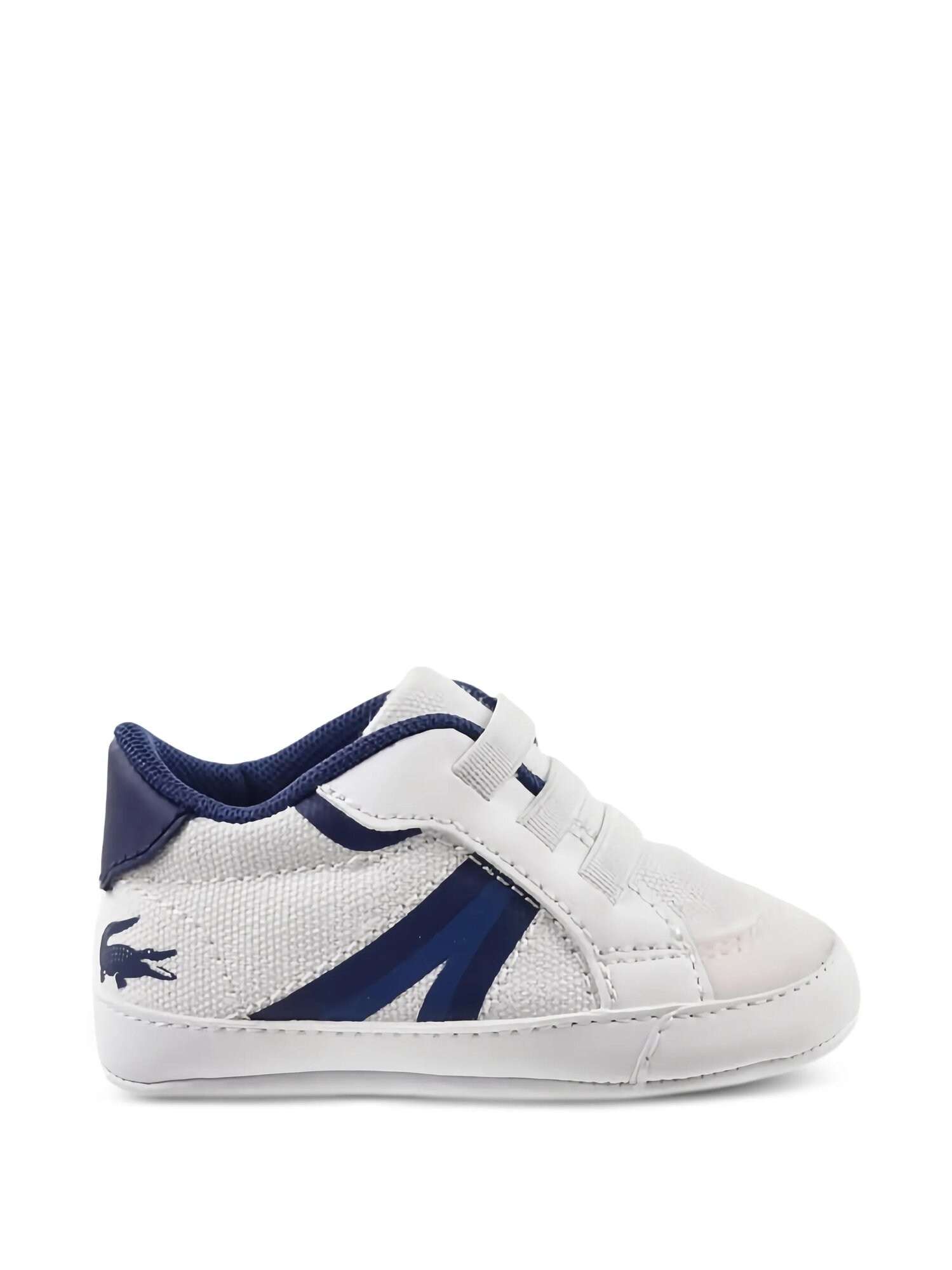 Кроссовки LACOSTE L004, размер 4 US, бежевый/белый — фото 1