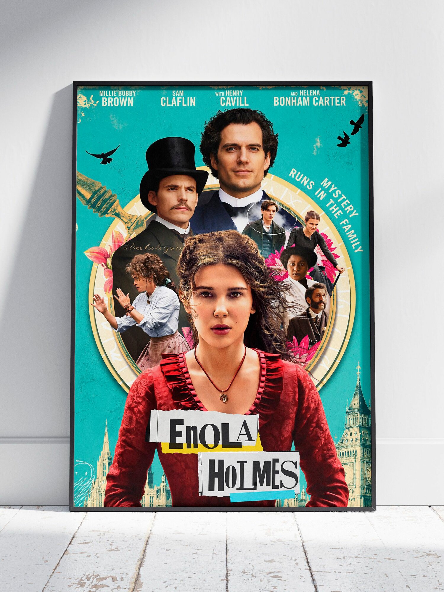 Плакат на стену для интерьера Милли Бобби Браун (Millie Bobby Brown 6) - Постер по актеру фильма, кино, сериала формата A4 (21x30 см)