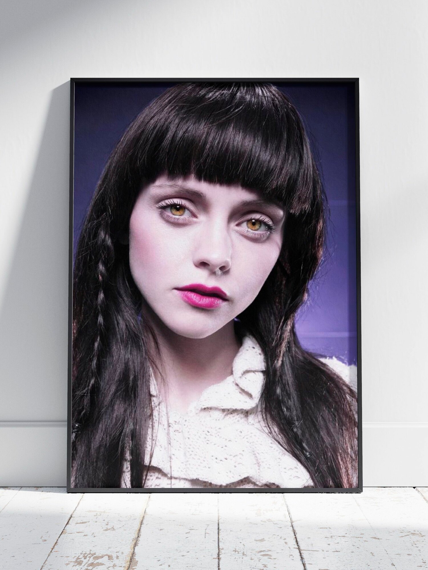 Плакат на стену для интерьера Кристина Риччи (Christina Ricci 5) - Постер по актеру фильма, кино, сериала формата A4 (21x30 см)