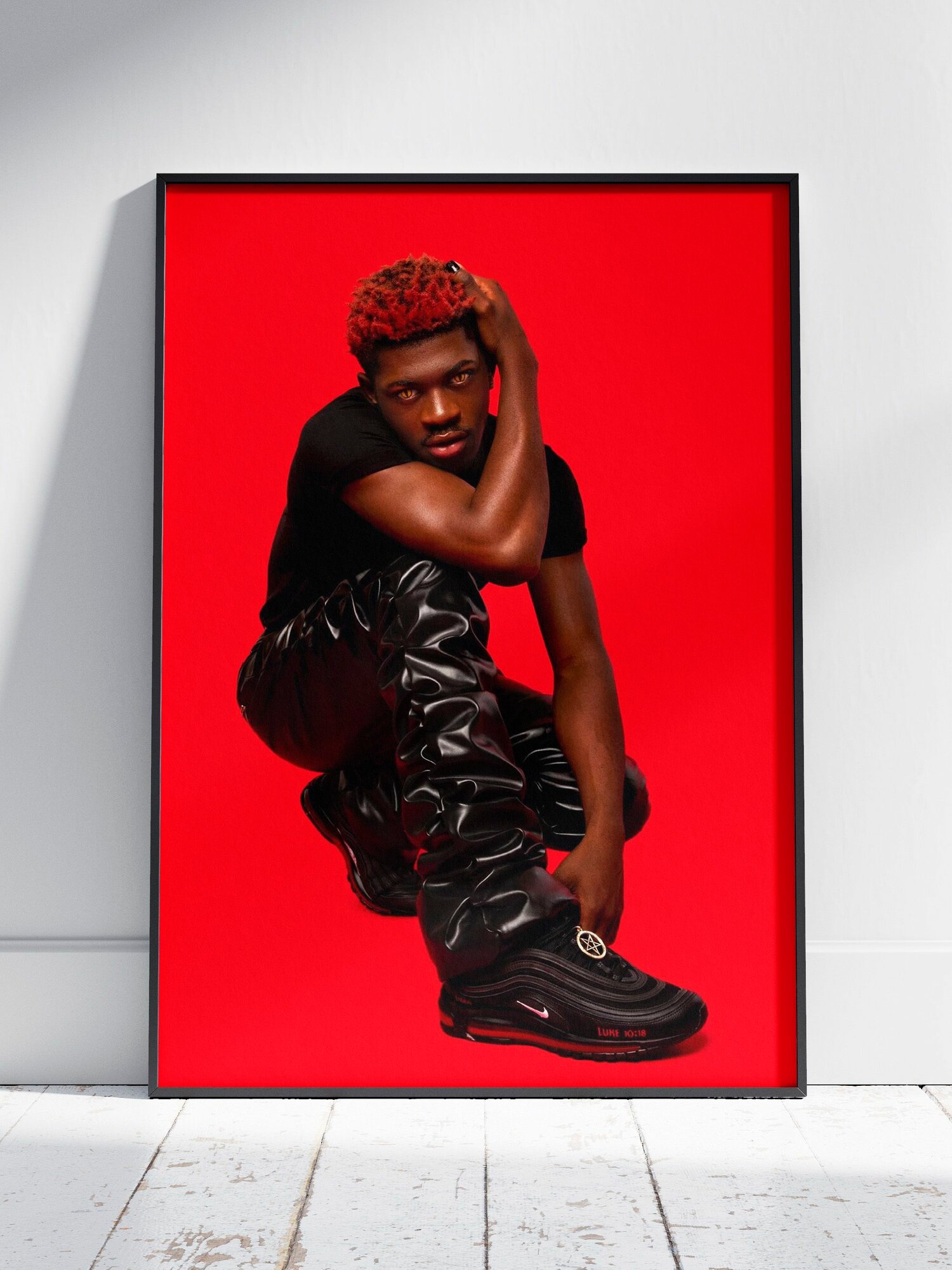 Плакат на стену для интерьера Лил Нас Икс (Lil Nas X 1) - Постер по музыке и артисту формата A4 (21x30 см)
