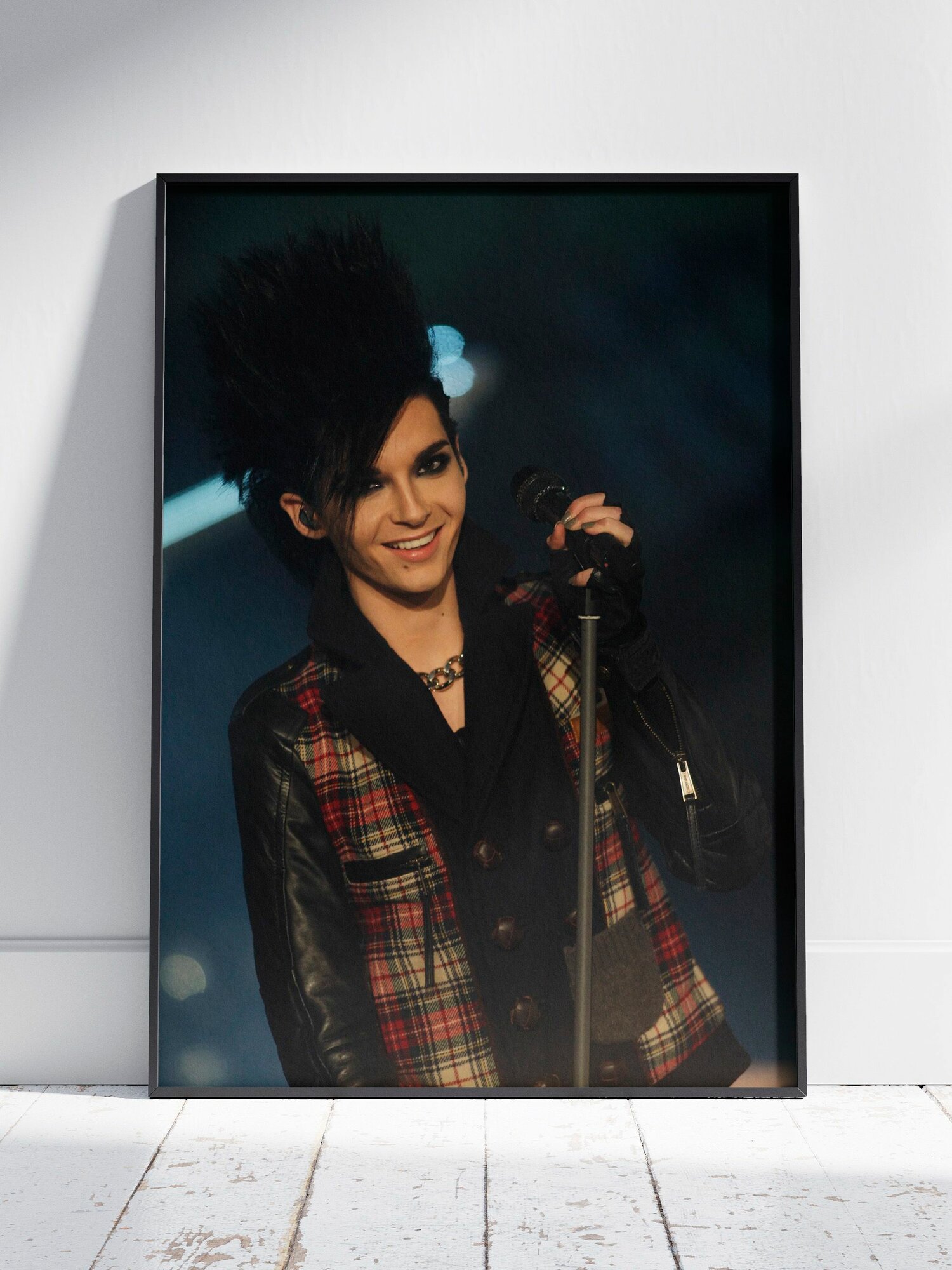 Плакат на стену для интерьера Токио Хотел (Билл Каулитц - Bill Kaulitz 15) - Постер по музыке и артисту формата A4 (21x30 см)