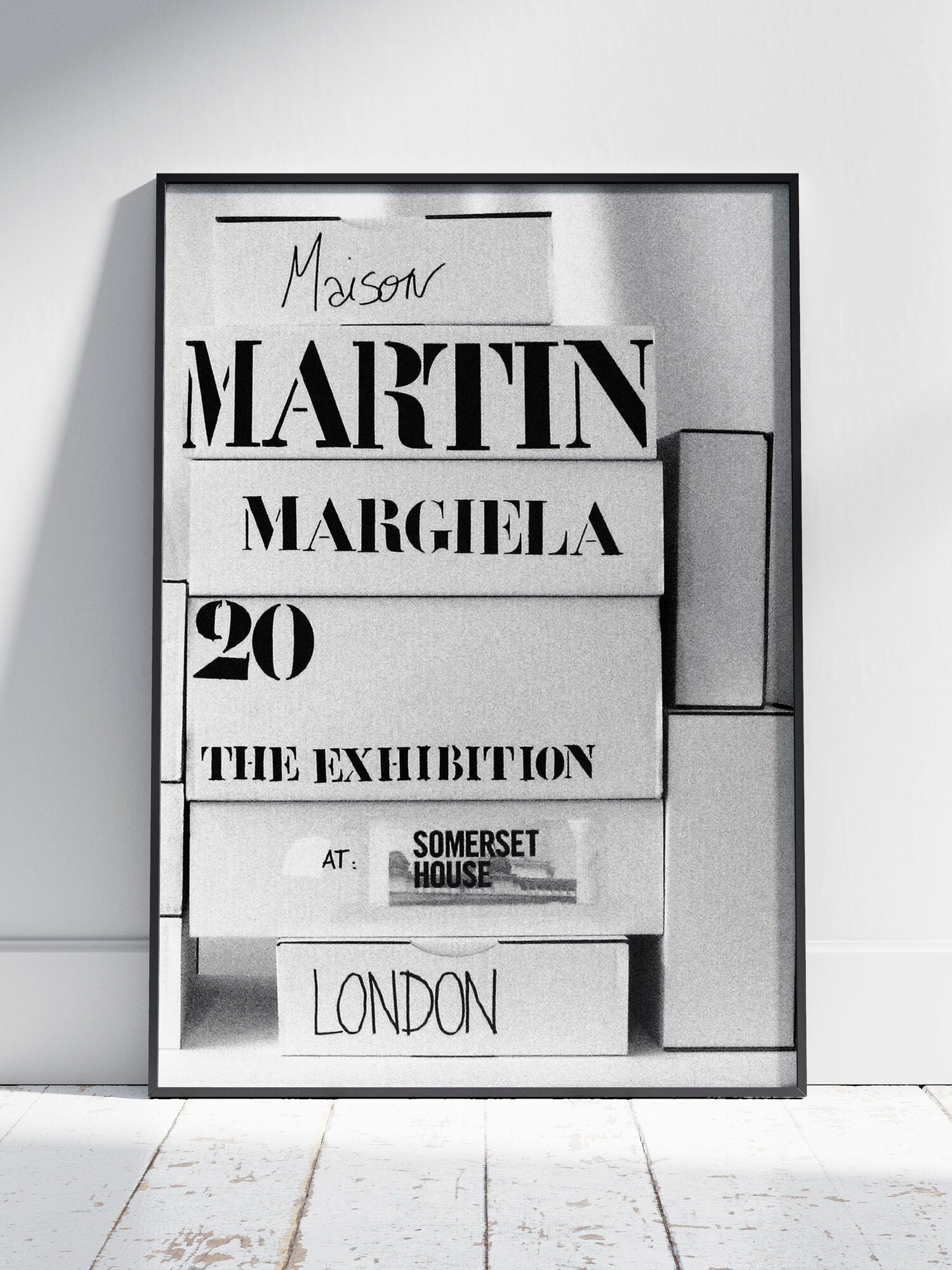 Плакат на стену для интерьера Мейсон Марджела (Maison Margiela 19) - Постер по модели, бренду и моде формата A4 (21x30 см)