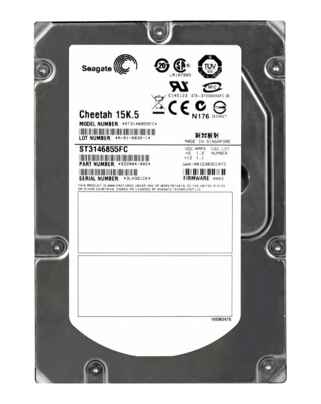 Жесткий диск Seagate 9Z2004 146,8Gb Fibre Channel 3,5" HDD