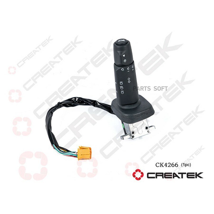 CREATEK Переключатель подрулевой левый HOWO T5GMAN 811W25509-0145 от официального дистрибьютора, CREATEK, артикул CK4266