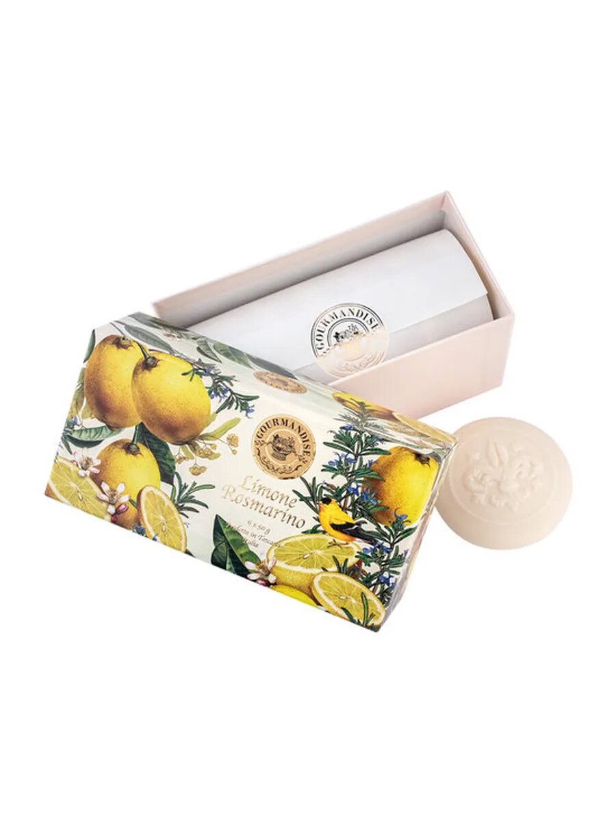 Gourmandise Savon Parfume Limone Rosmarino Set Набор