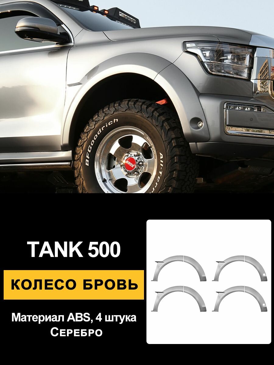 Комплект расширителей арок и брызговиков для Tank 500