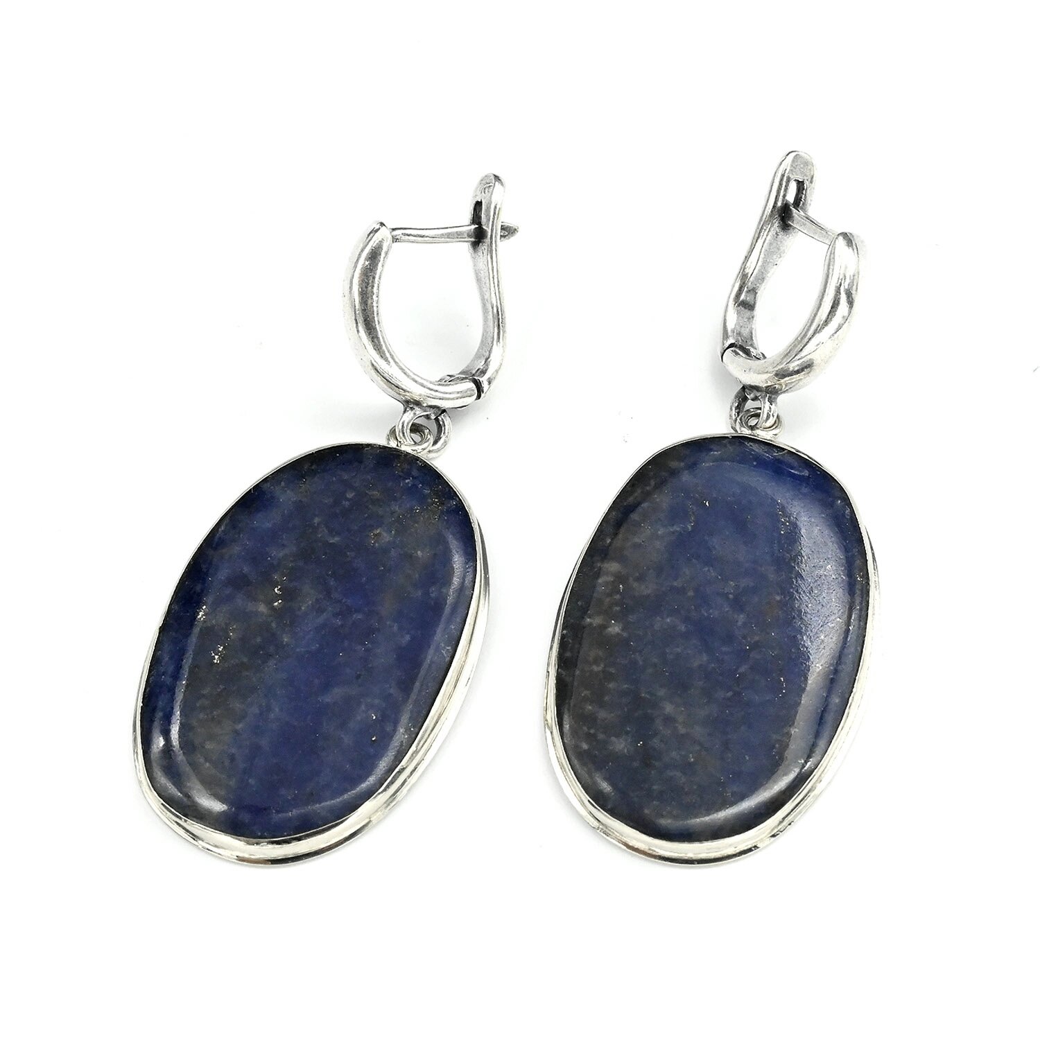 Серьги с подвесками, содалит