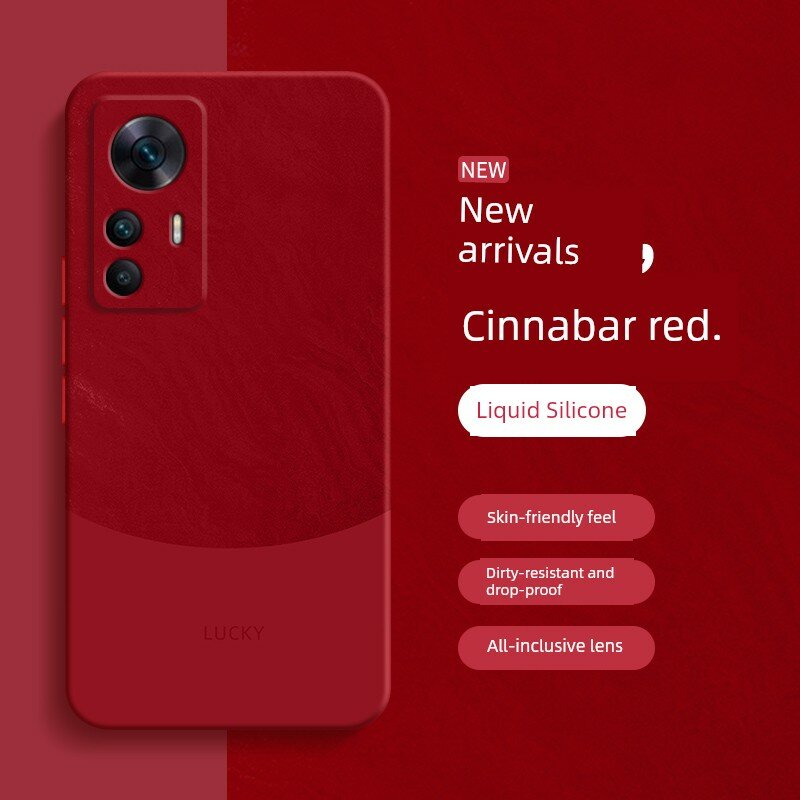 Чехол для смартфона Redmi K50 Ultra Edition из силикона, полная защита, антиударный, цвет бордовый