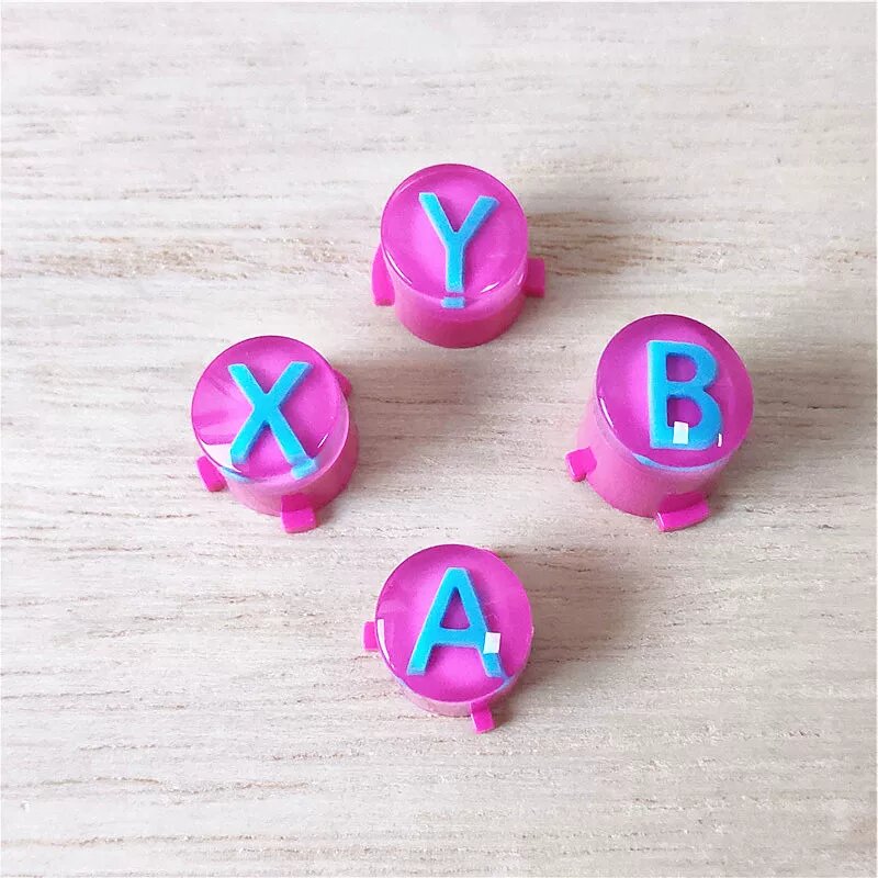 Набор из 4 заменяемых кнопок ABXY для контроллера Xbox Series XSX в цветной версии Горизонт