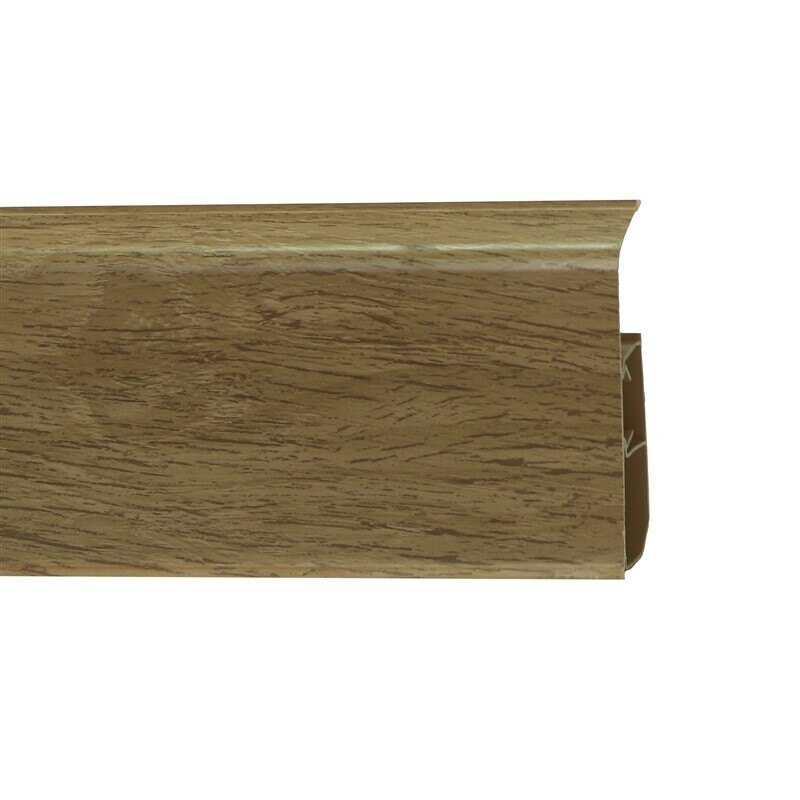 Плинтус пластиковый Winart Quadro 80 мм Орех Арсланбоб 314, 1 шт.