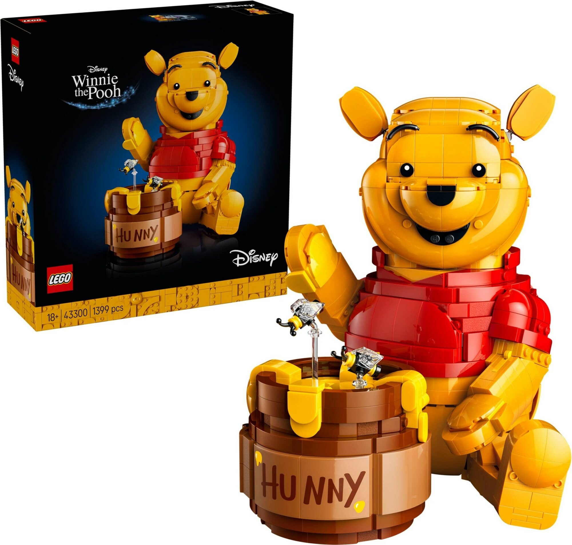 Конструктор LEGO Disney 43300 Винни-Пух, разноцветный, 1399 дет.
