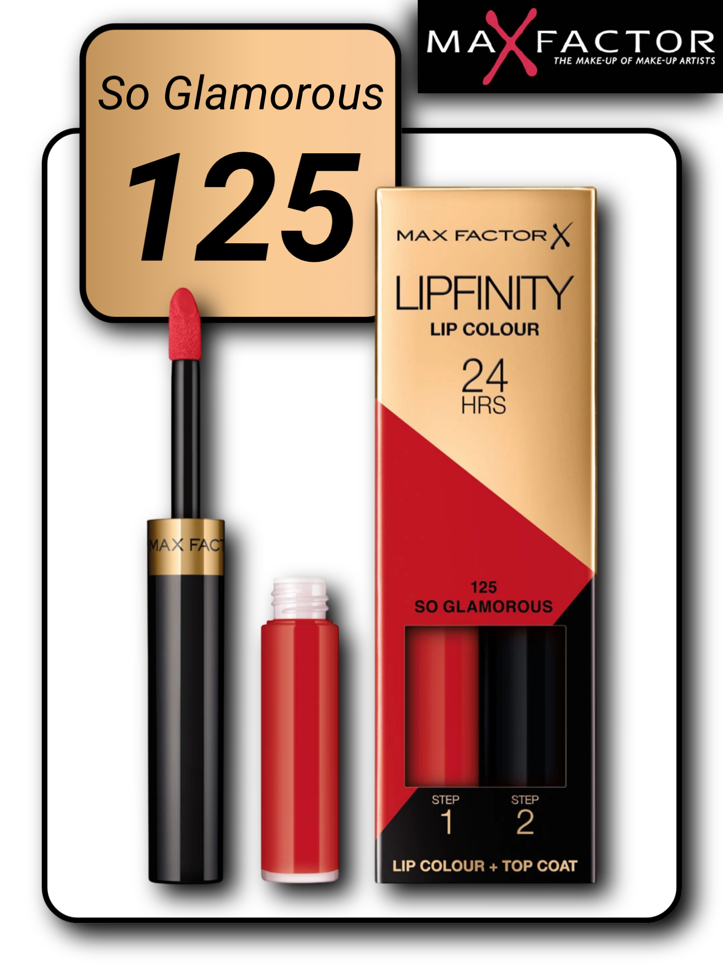 Стойкая помада и увлажняющий блеск Lipfinity Lip Colour 125