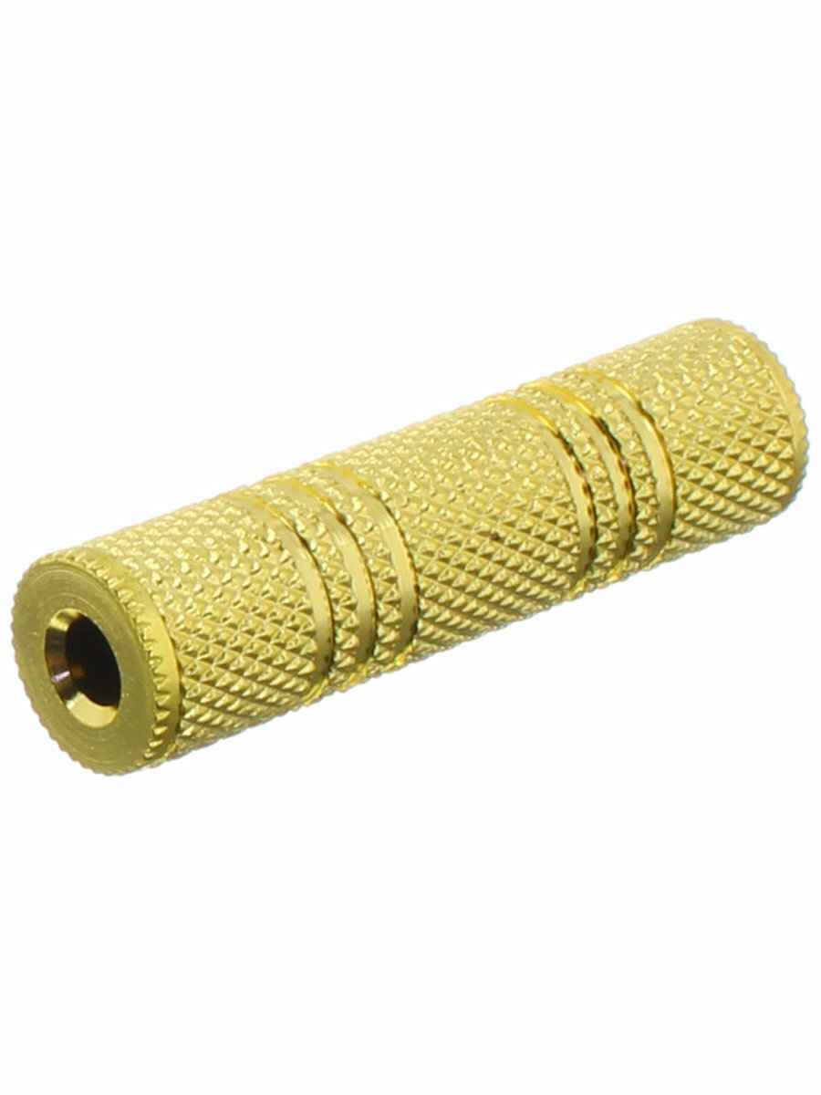 Переходник J3.5(G)-J3.5(G) stereo gold metall