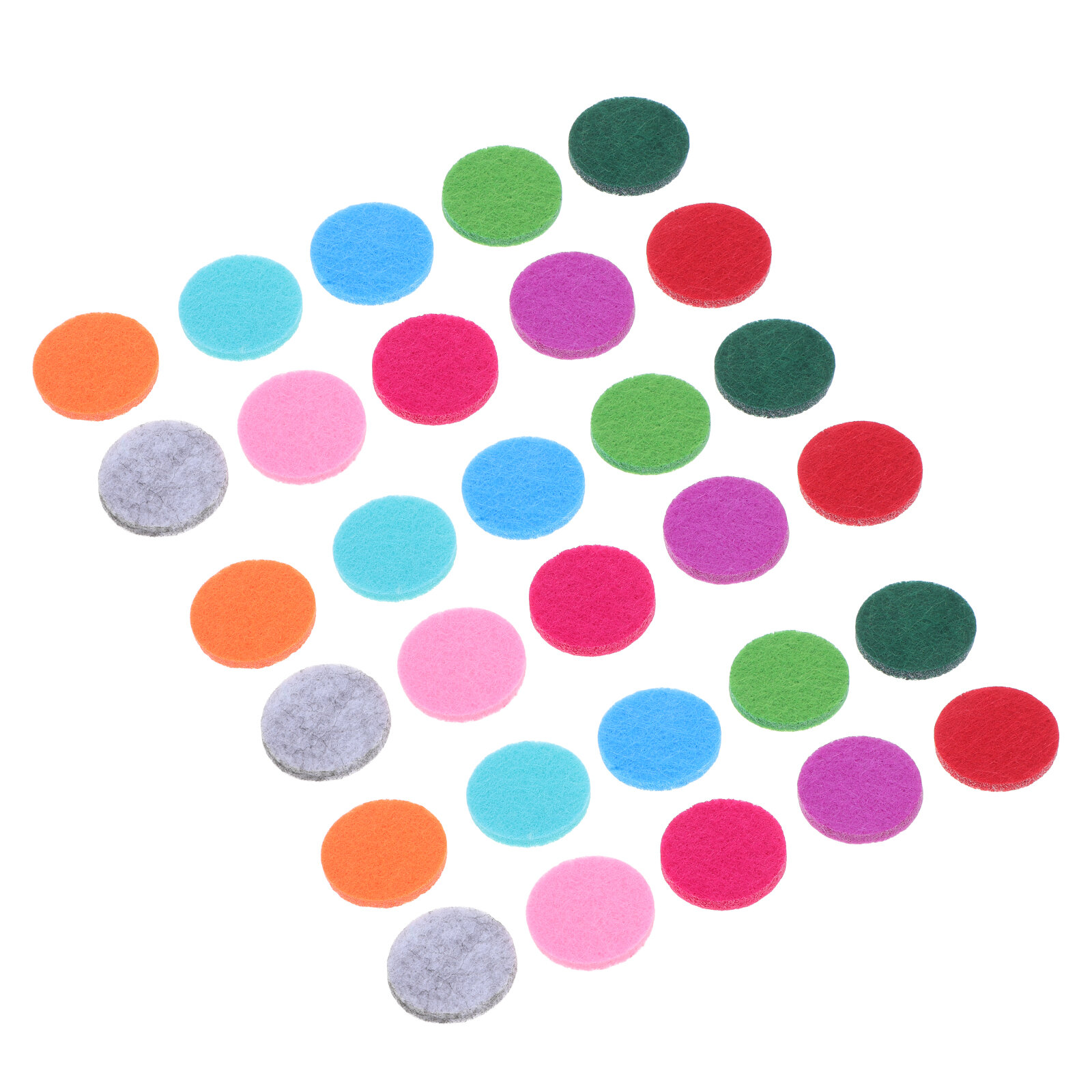 100 ватных дисков диаметром 17,5 мм (10 цветов в одной упаковке).